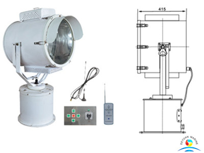 2000W TZ2-A Wireless Remote Control Marine Steel Boat Searchlight from ...