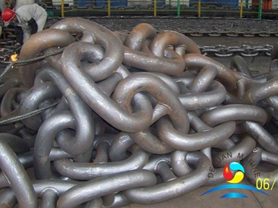 Offshore Marine Black RQ3s Grade Stud Link Mooring Anchor Chain from ...