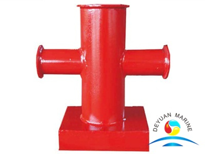 70T Ship's Cross Bitts Cast Steel Single Cruciform Bollard Stainless ...