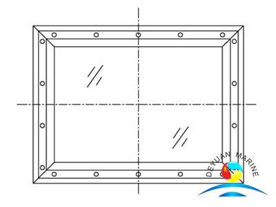 Model 211 Marine Bolt Mount Type Aluminum Frame Fixed Rectangular Windows from China ...