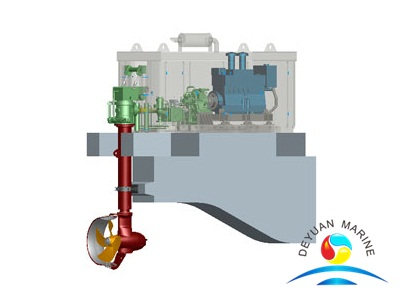 130KW NDRP Deck Combined Azimuthing Thruster For Vessel from China ...