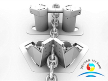 shark jaw and towing pin,hydraulic driven shark jaw, anchor handling ...