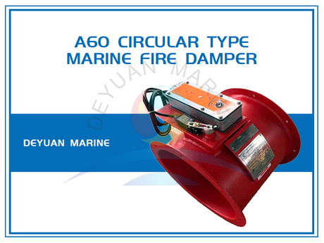 A60 Circular Round Type Marine Electric Fire Damper from China ...