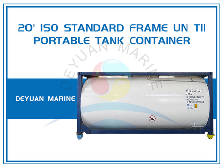 20' ISO Standard Frame Tank Container UN T11 from China manufacturer ...