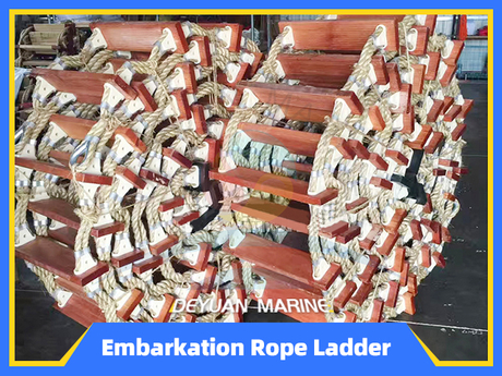 MED Approved Embarkation Rope Ladder For Ships from China manufacturer ...