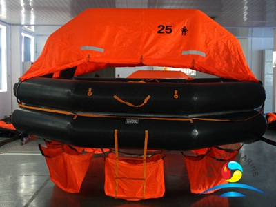 CCS Approval SOLAS 25 Man Throw Over Board Inflatable Life Raft from ...