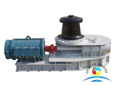 Horizontal Electric Motor Deck Mounted Endurance Marine Mooring Rope ...